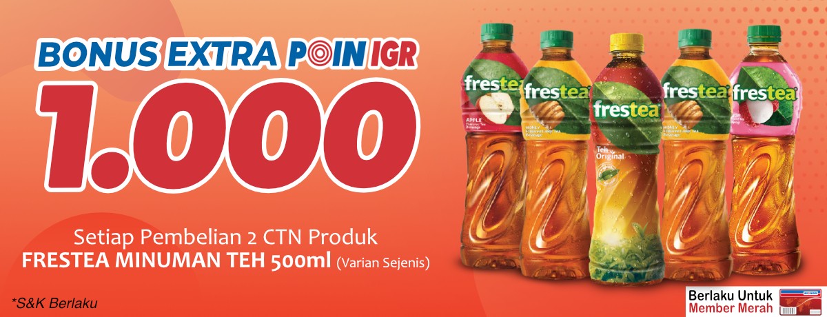 Khusus Untuk Anda PROMO FRESTEA 500ml MM MAR-APR