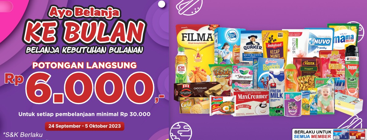 Khusus Untuk Anda PROMO KEBULAN "Potongan Rp 6.000, Minimal Belanja Rp ...