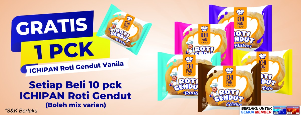 Khusus Untuk Anda PDL ICHIPAN "Gratis 1pck setiap beli 10pck Ichipan ...