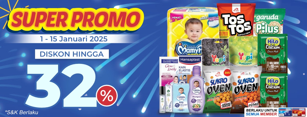 Khusus Untuk Anda SUPER PROMO 01 - 15 Jan 2025 "Potongan langsung ...