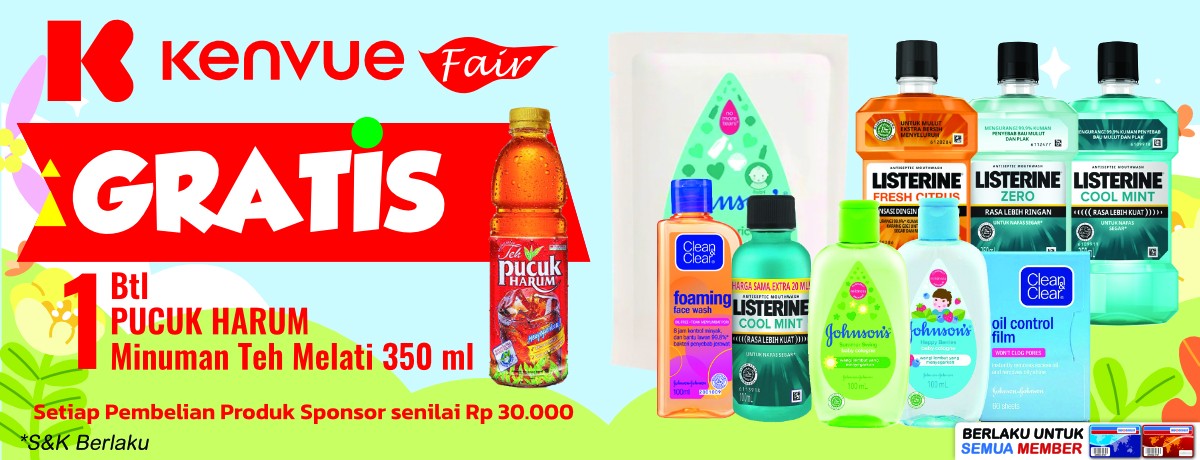 Khusus Untuk Anda KENVUE FAIR MAR 25 "1 Pcs PUCUK HARUM MINUMAN TEH MELATI BTL 350mL setiap ...